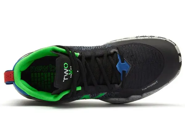NEW BALANCE 2wxy Low Athletic Sneakers - Black/green