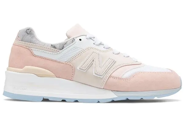 NEW BALANCE 997 Made In Usa "coastal Pack" Sneakers - Pink/white
