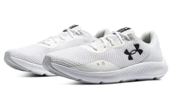 Under Armour Charged Pursuit 3 Athletic Sneakers - White/black