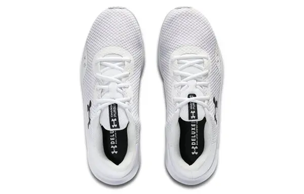 Under Armour Charged Pursuit 3 Athletic Sneakers - White/black