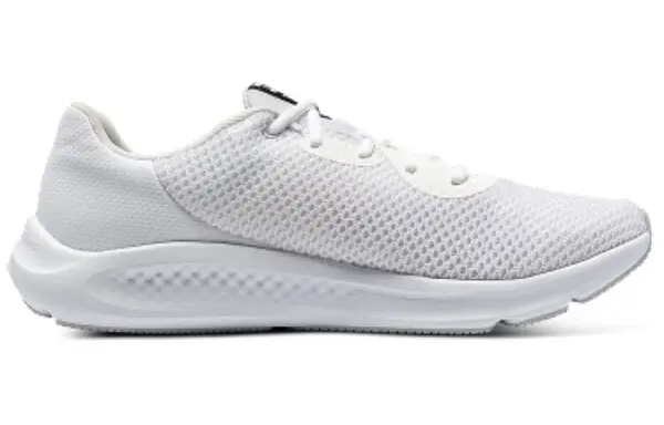 Under Armour Charged Pursuit 3 Athletic Sneakers - White/black