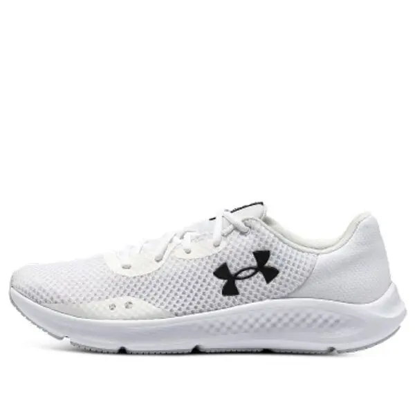 Under Armour Charged Pursuit 3 Athletic Sneakers - White/black