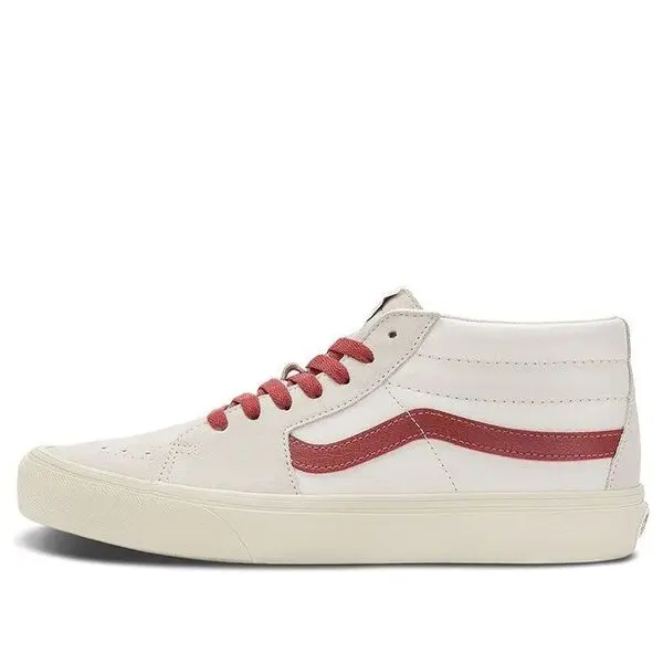 VANS Sk8-mid Sneakers - Red/white
