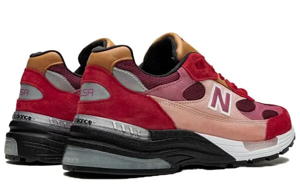NEW BALANCE X Joe Freshgoods 992 "anatomy Of A Heart" Made In Usa - Red