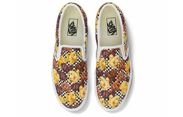 VANS Slip-on Casual Shoes With Graphic Pattern