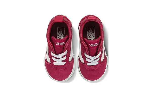 VANS Ward Slip-on Sneakers - Red/white