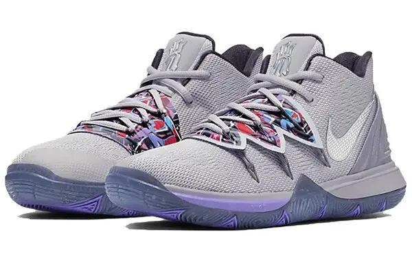 Nike Kyrie 5 "graffiti" High Top Basketball Sneakers