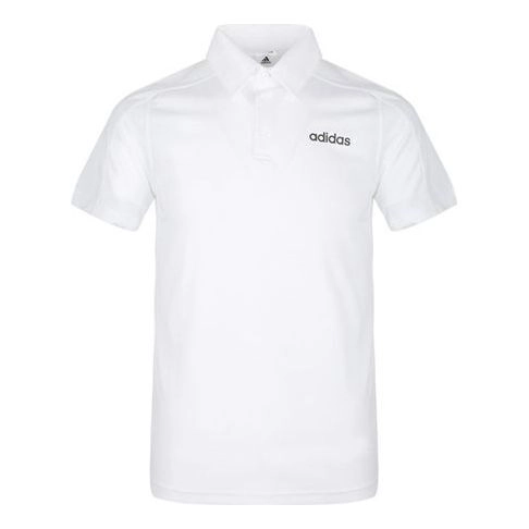 Adidas Sports Training Short Sleeve Polo Shirt - White