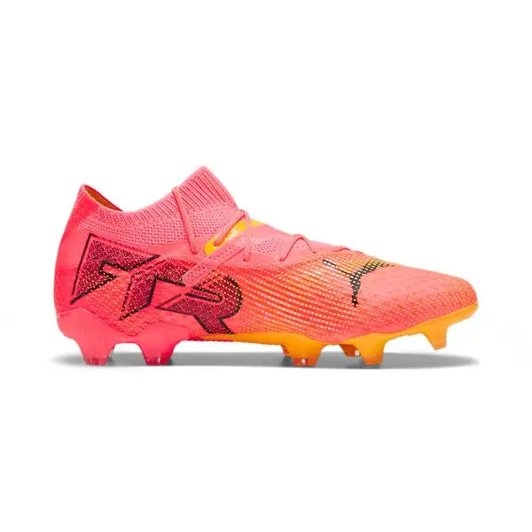 PUMA Future Ultimate Fg Ag "forever Faster Pack" Soccer Cleats - Sunset Glow/black/sun Stream