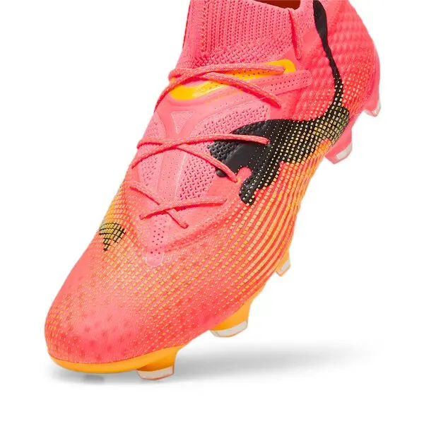 PUMA Future Ultimate Fg Ag "forever Faster Pack" Soccer Cleats - Sunset Glow/black/sun Stream