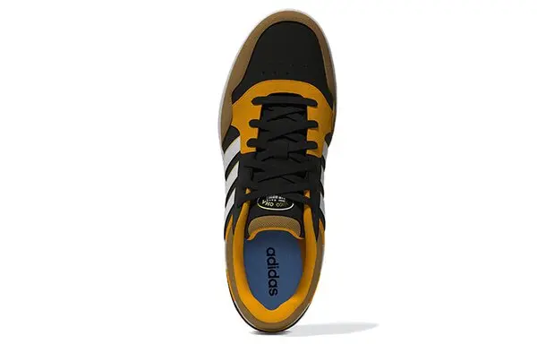 Adidas Hoops 3.0 High Top Sneakers - Black/brown/yellow