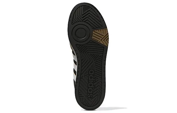 Adidas Hoops 3.0 High Top Sneakers - Black/brown/yellow