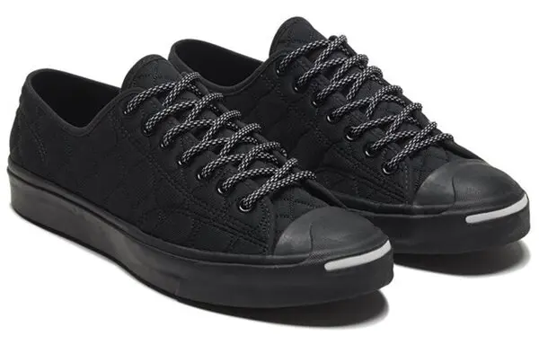 CONVERSE Jack Purcell Quilted Low Top Sneakers - Black