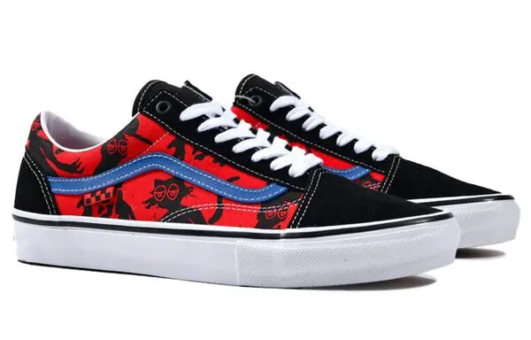 VANS Krooked X Skate Old Skool "natas For Ray Barbee