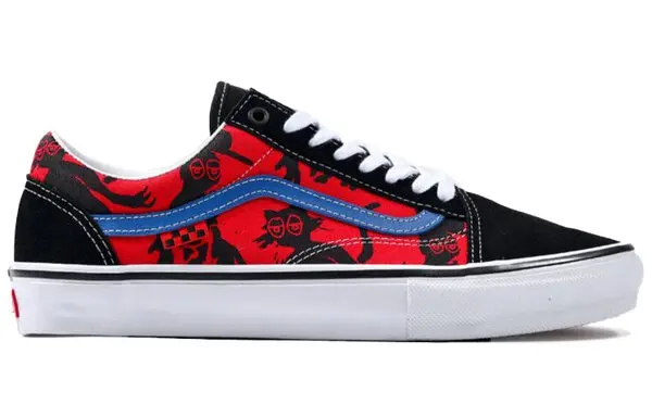 VANS Krooked X Skate Old Skool "natas For Ray Barbee