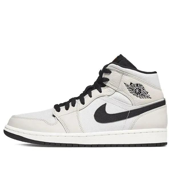 JORDAN 1 Retro Mid Se Sneakers - Light Bone/cone/black