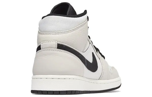 JORDAN 1 Retro Mid Se Sneakers - Light Bone/cone/black