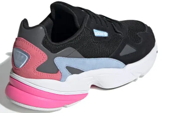 Adidas Falcon Athletic Sneakers - Black/pink