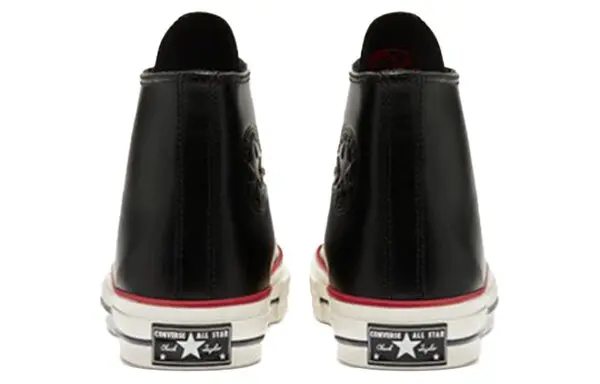 CONVERSE Chuck 70 Hi Color Leather Lace Up Sneakers - Black