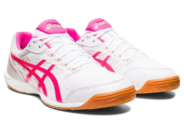 Asics Attack Hyperbeat Athletic Sneakers - White/pink Glo