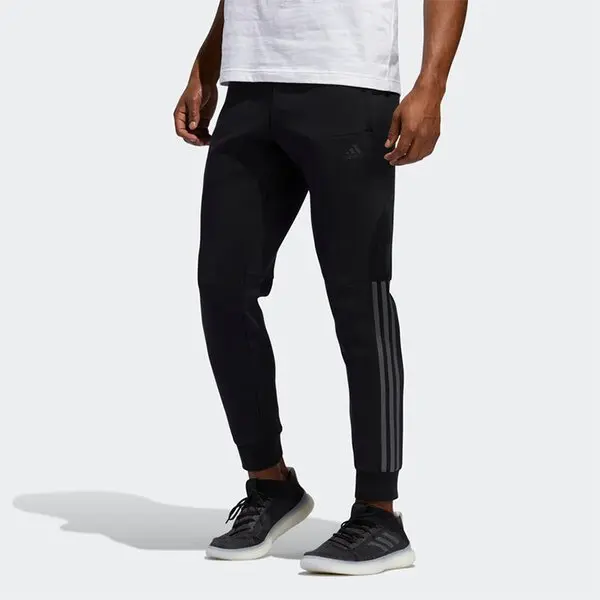 Adidas Pattern Lacing Elastic Waistband Sports Pants