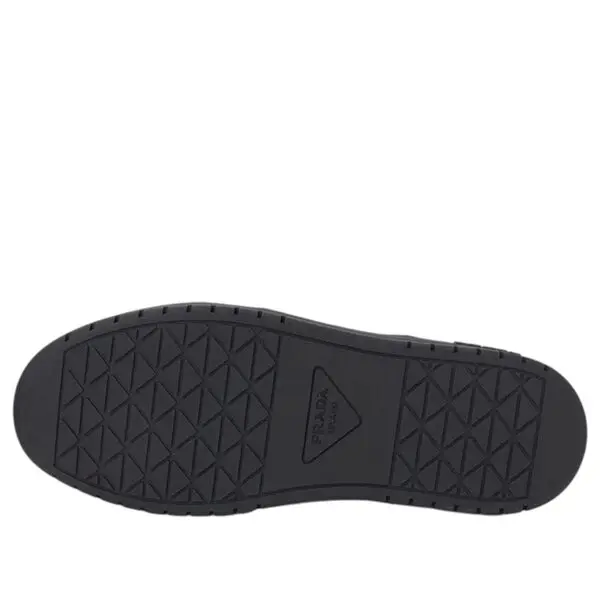 Prada Downtown Leather Low Top Sneakers