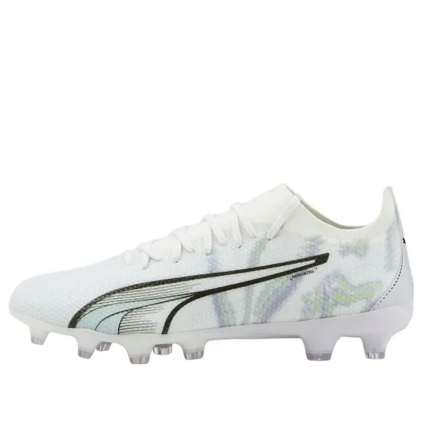 PUMA Ultra Match Brilliance Fg/ag Football Boots - White/grey