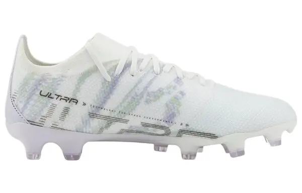 PUMA Ultra Match Brilliance Fg/ag Football Boots - White/grey
