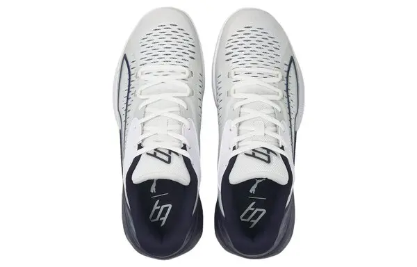 PUMA Stewie 1 Team Basketball Shoes - White/peacoat