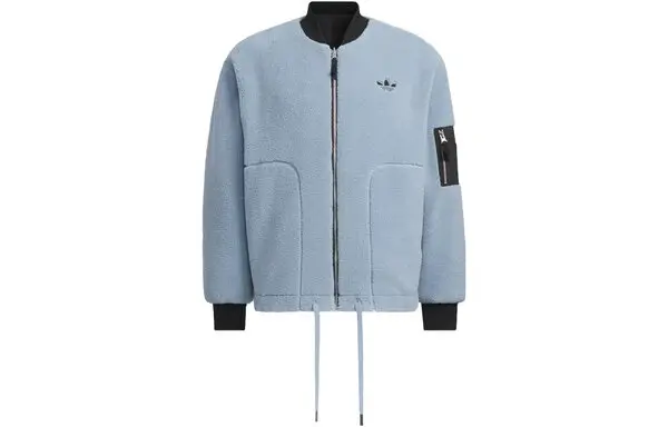 Adidas Reverse Sherpa Bomber Jacket