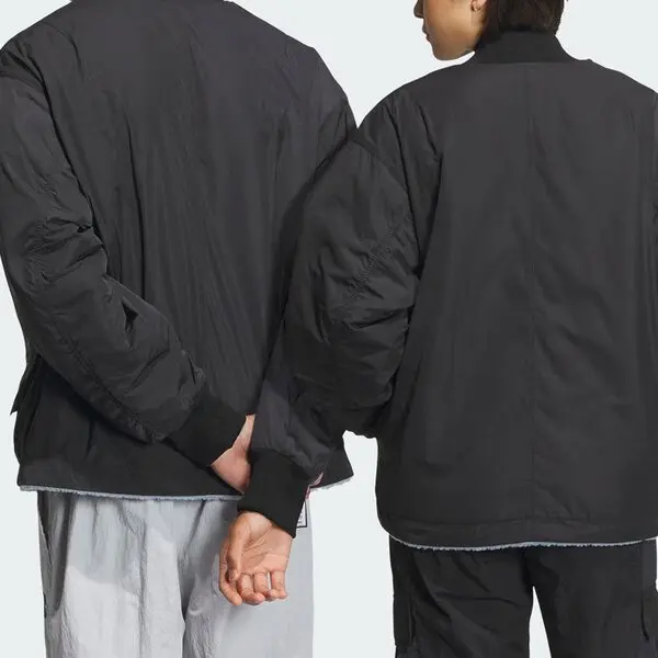 Adidas Reverse Sherpa Bomber Jacket