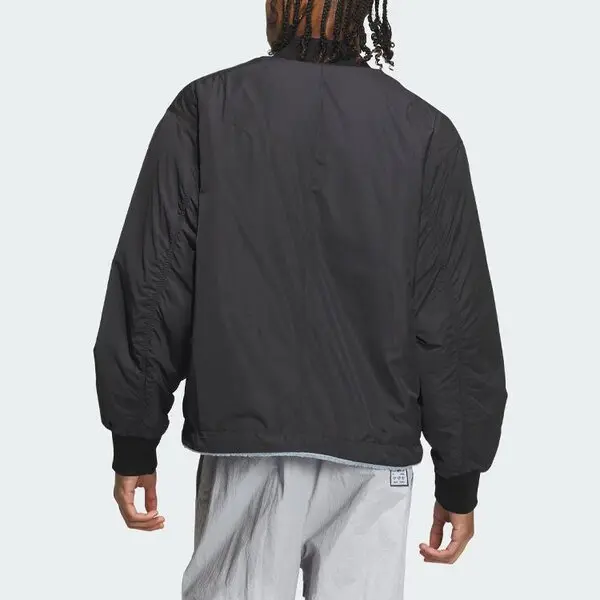Adidas Reverse Sherpa Bomber Jacket
