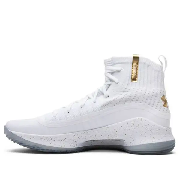 Under Armour Curry 4 High Top Sneakers - White