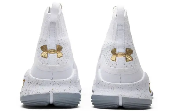 Under Armour Curry 4 High Top Sneakers - White