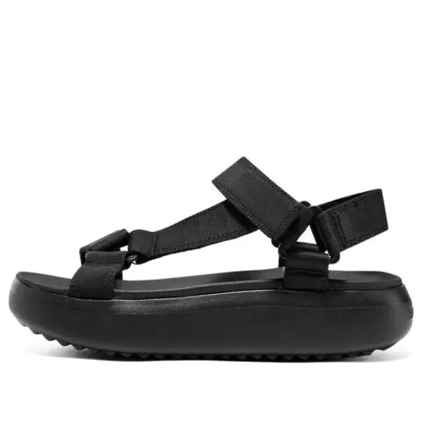 Sketchers Pop Ups 3.0 Platform Sandals - Black