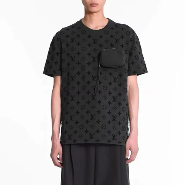 LOUIS VUITTON Monogram Pocket Short Sleeve T-shirt