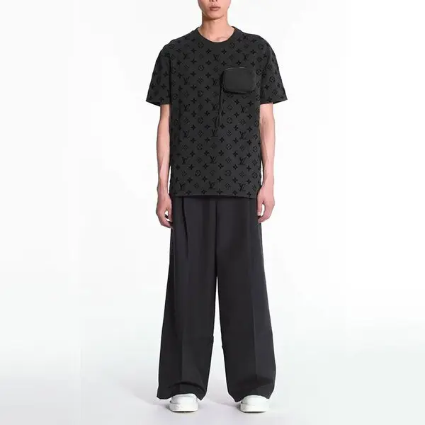LOUIS VUITTON Monogram Pocket Short Sleeve T-shirt