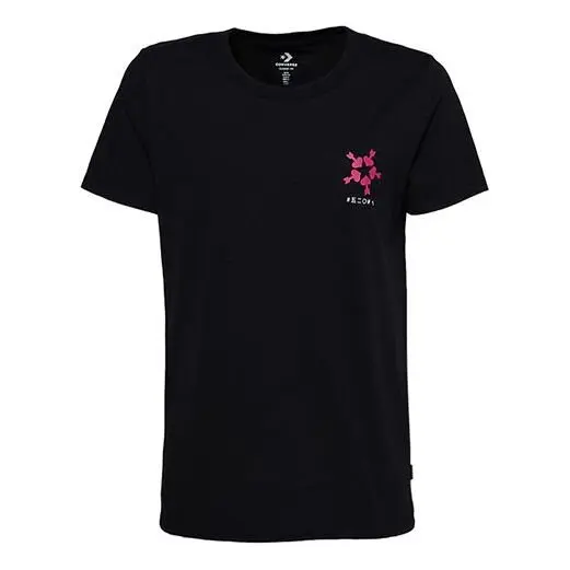 CONVERSE Graphic Short Sleeve T-shirt - Black
