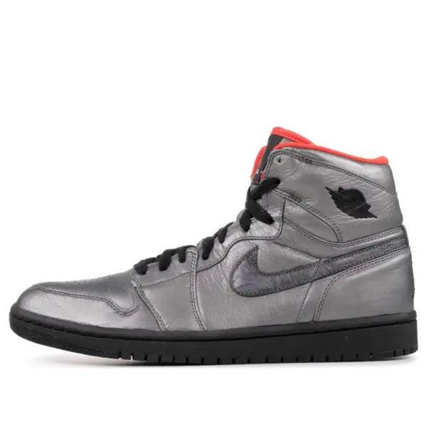 JORDAN 1 Retro Hi Premier - Silver/black