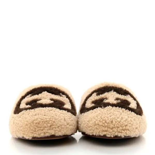 Gucci Interlocking G Slippers - Beige/brown