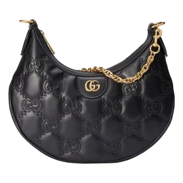 Gucci Gg Matelasse Small Shoulder Bag - Black