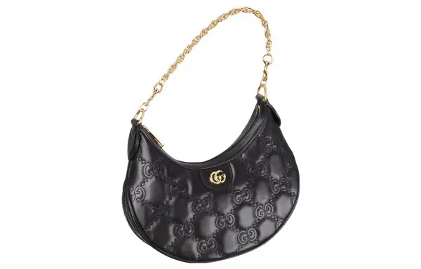 Gucci Gg Matelasse Small Shoulder Bag - Black