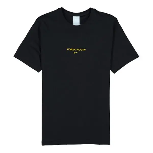 Nike X Nocta Drake Casual Short Sleeve T-shirt - Black