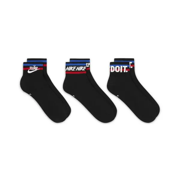 Nike Everyday Ankle Socks 3 Pair Pack