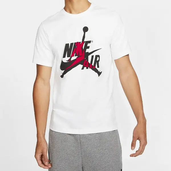 JORDAN Jumpman Logo Short Sleeve T-shirt - White