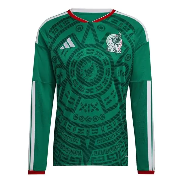 Adidas Long Sleeve Soccer Jersey - Bold Green