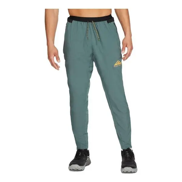 Nike Dri-fit Phenom Elite Knit Trail Running Trousers - Green