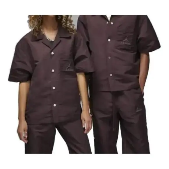JORDAN X A Ma Maniere Short Sleeve Shirt - Mahogany