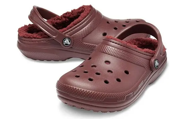 CROCS Classic Lined Clogs - Wine