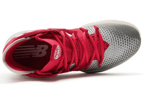 NEW BALANCE Omn1s High-top Basketball Sneakers - Grey/red